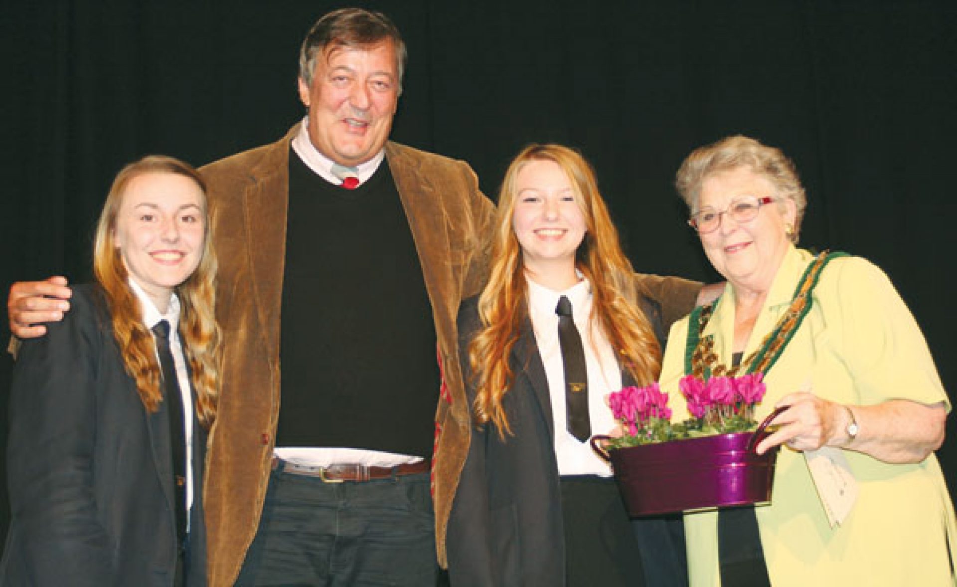 Fry joins the party at Norfolk academy