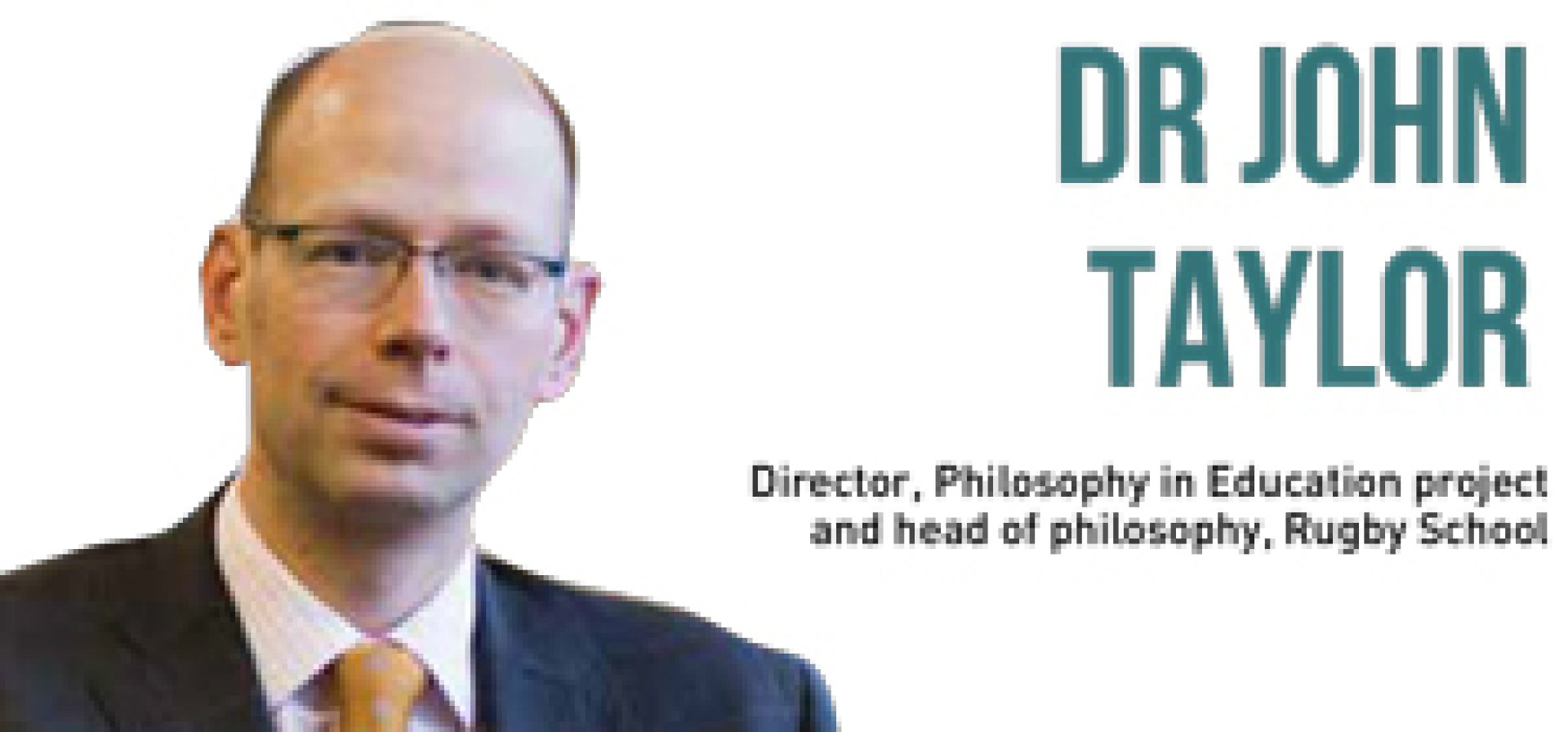 Philosophy GCSE would benefit all students - says Dr John Taylor