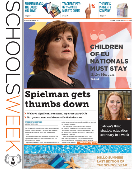 Edition 74 | Schools Week