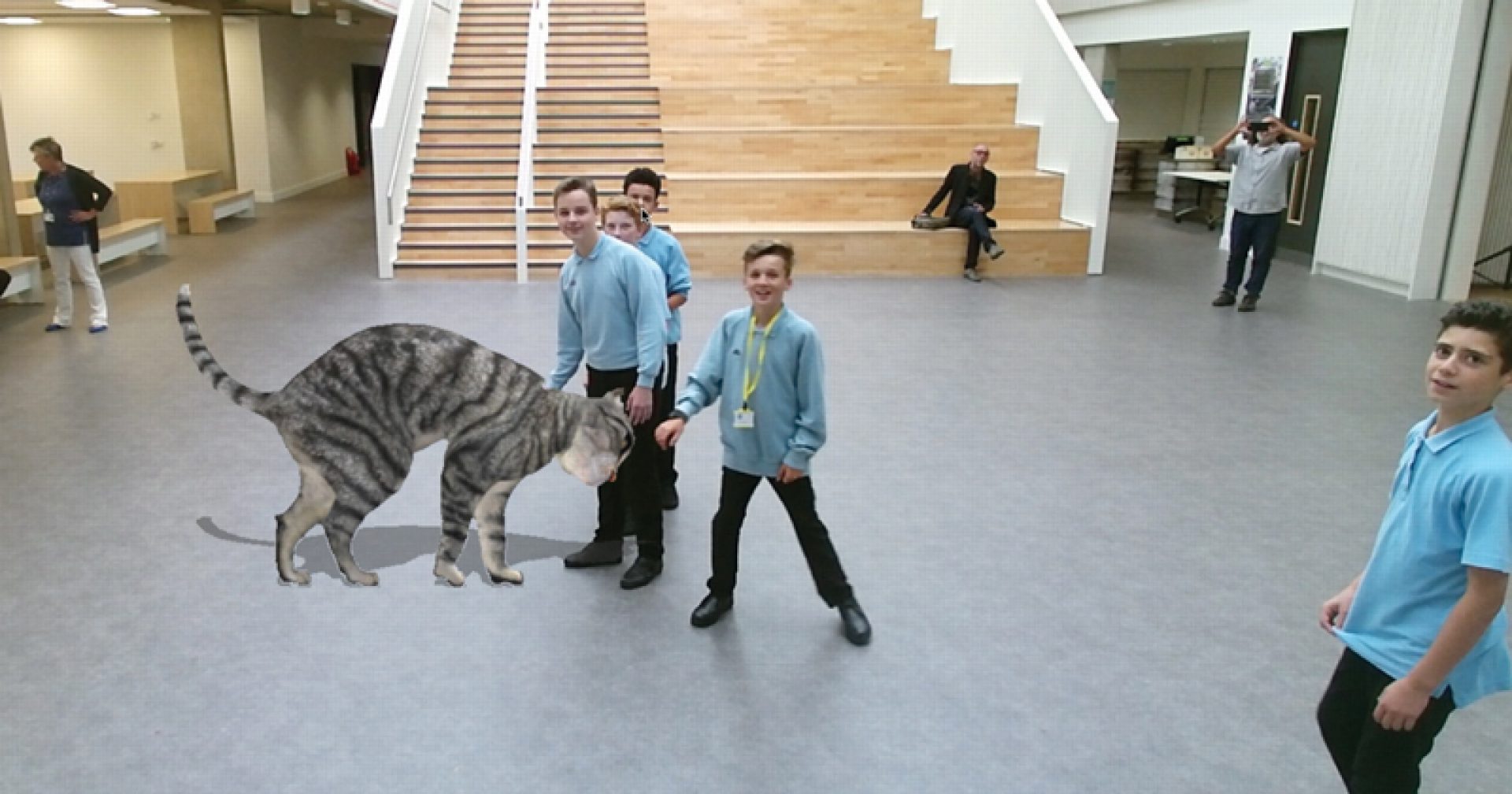 Trumpington community college's virtual cat is a hit with students