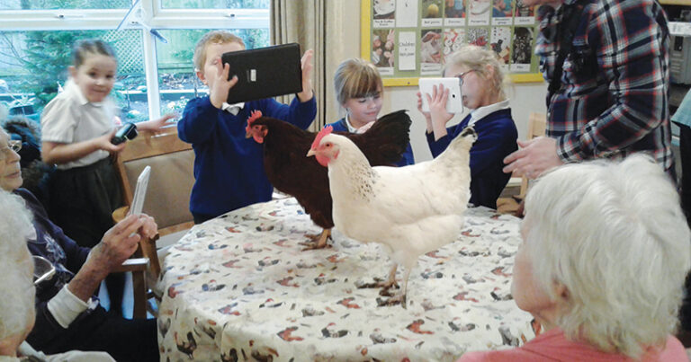 Sharp Lane Primary School works with Nesfield Lodge