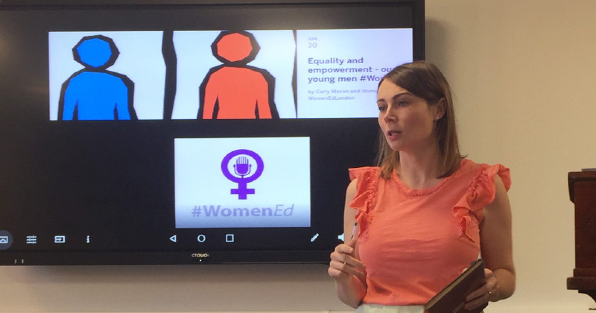 Use creative arts to 'challenge perceptions of what boys do'