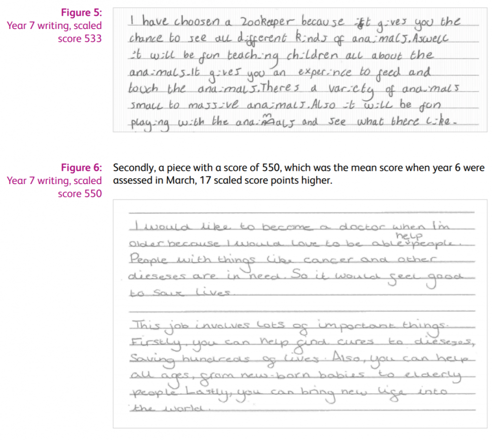 Year 7 pupils '22 months behind', finds writing study