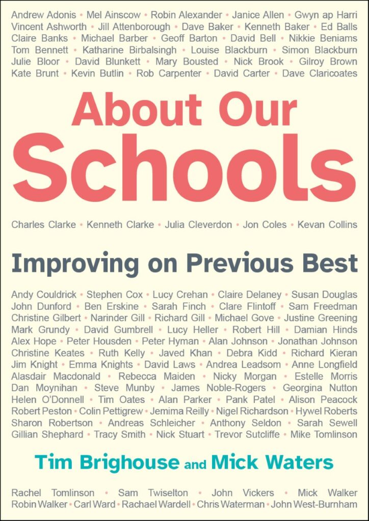 Book: About our schools by Tim Brighouse and Mick Waters