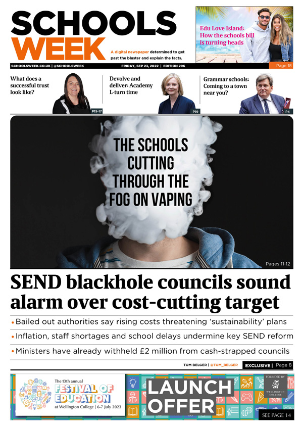 Edition 296 | Schools Week