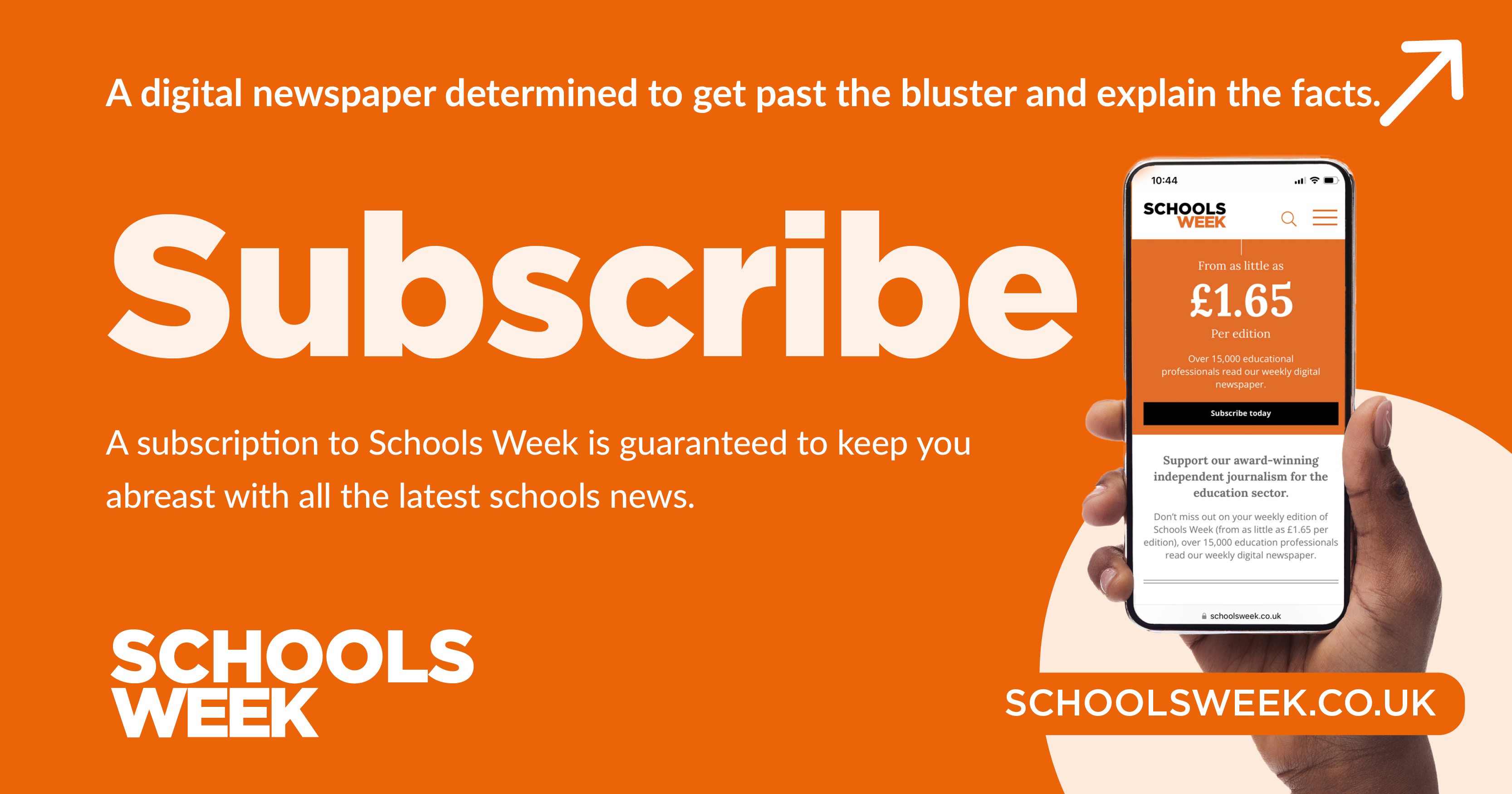 Subscribe to Schools Week | Schools Week