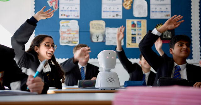 How robots are helping anxious pupils go back to school