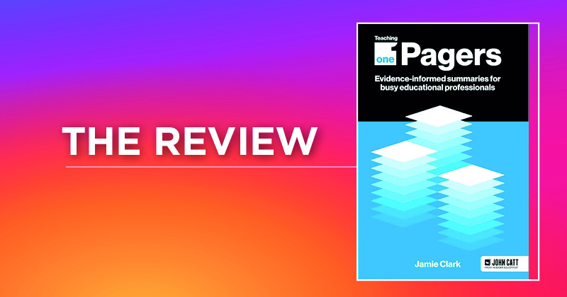 The Review: Teaching one-pagers by Jamie Clark