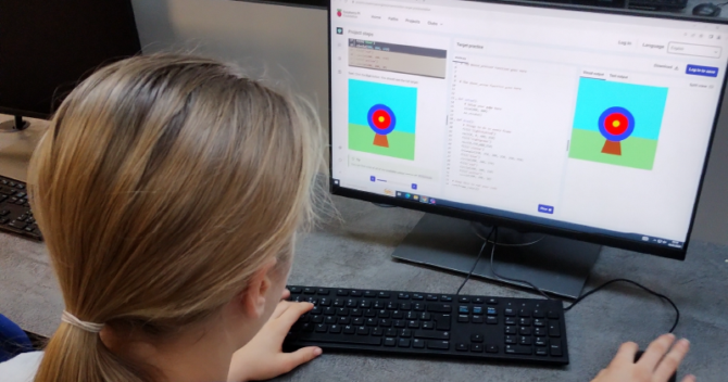 Text-based programming tools for young learners